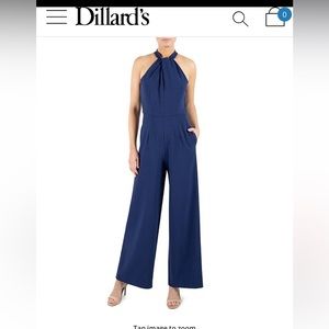 julia jordan | Pants & Jumpsuits | Julia Jordan Halter Twist Neck Sleeveless Jumpsuit | Poshmark